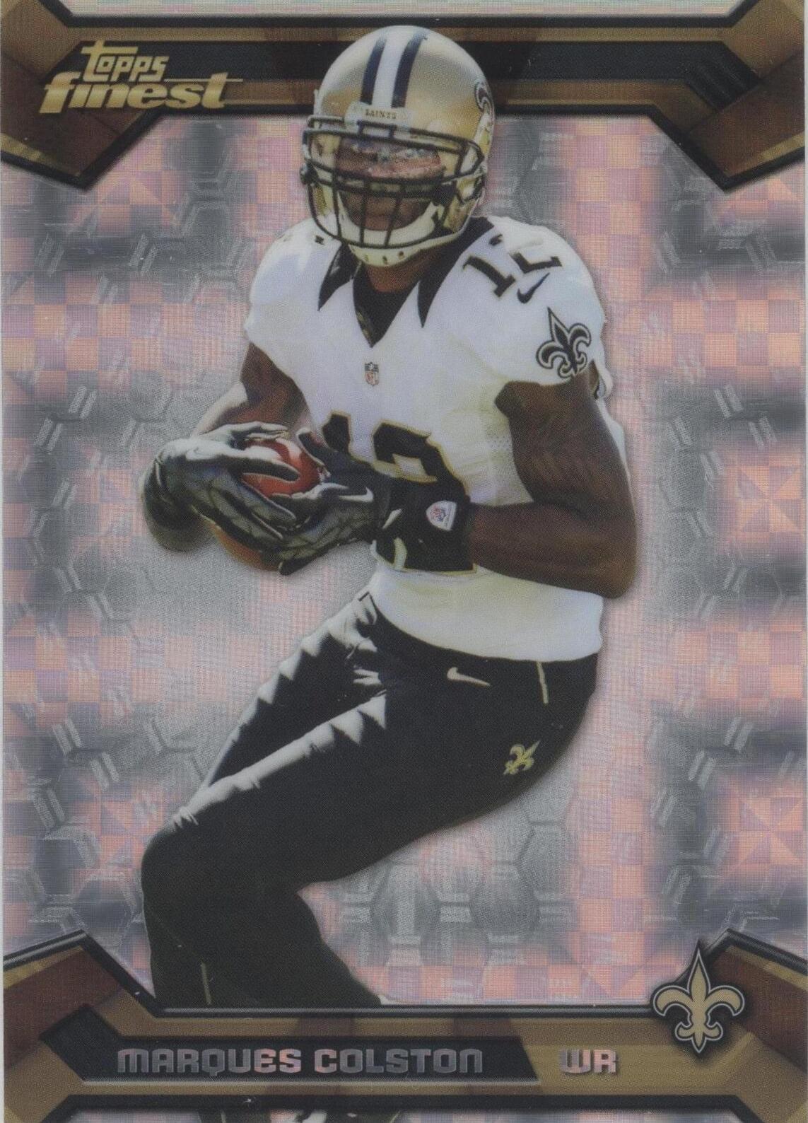 2013 Topps Finest - Marques Colston #45 X-Fractor for sale online | eBay