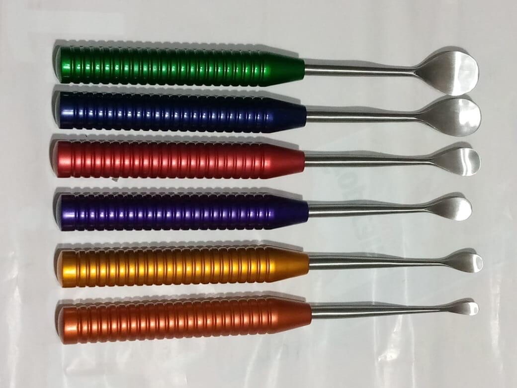 Karlin XL Magnum Cobb Elevator 6 Pcs set 14" Spine Neuro orthopedic ...