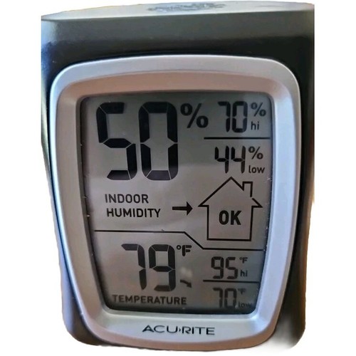 Acu-rite 00325 Indoor Temperature And Humidity Monitor, Works | eBay