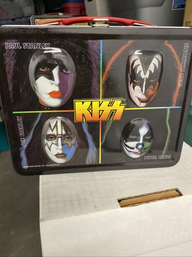 KISS SOLO ALBUM LUNCH BOX PAUL STANLEY GENE SIMMONS ACE FREHLEY PETER ...