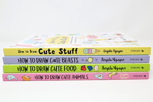 How to Draw Cute Stuff Book Bundle: Beasts, Food, Animals, Stuff - 4 ...
