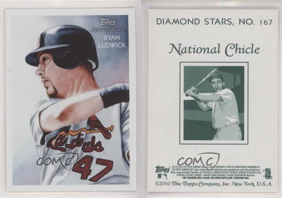 2010 Topps National Chicle Back Ryan Ludwick by Brett Farr #167 xz4 | eBay