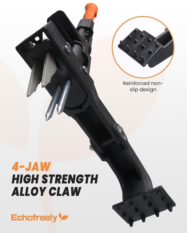 Weed Puller Tool - Adjustable 35"-46" Heavy Duty 4-Claw Stand-Up Weeder ...