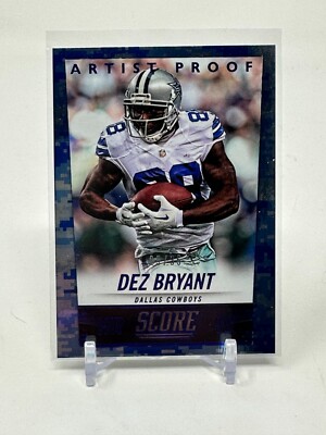 2014 Score Football Dez Bryant Artist Proof Card #59 #25/35 | eBay