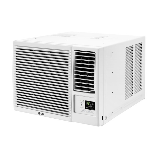 LG 330-sq ft Window Air Conditioner w/ Heater & Remote (115-Volt 7600 ...