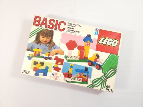 Vtg 1980's LEGO Basic Building Toy in Box, Set #1513, Complete | eBay