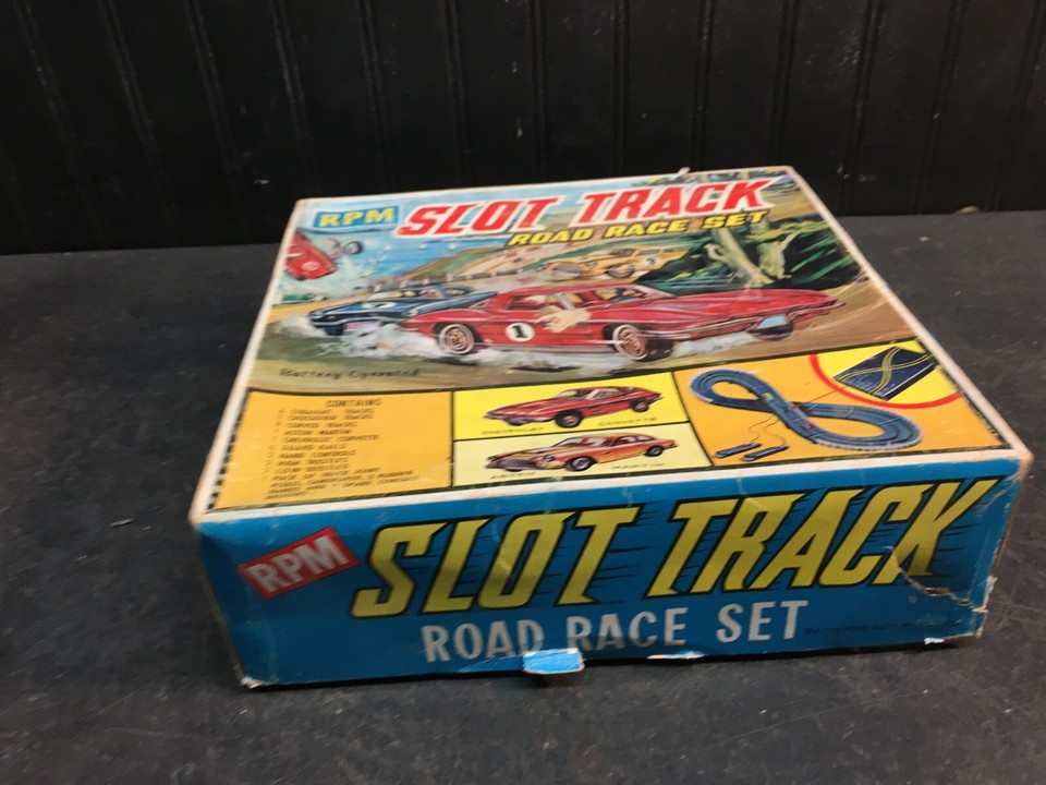 Vintage 1960s RPM SLOT TRACK ROAD RACE SET BOX ONLY NO TRACK OR CARS | eBay