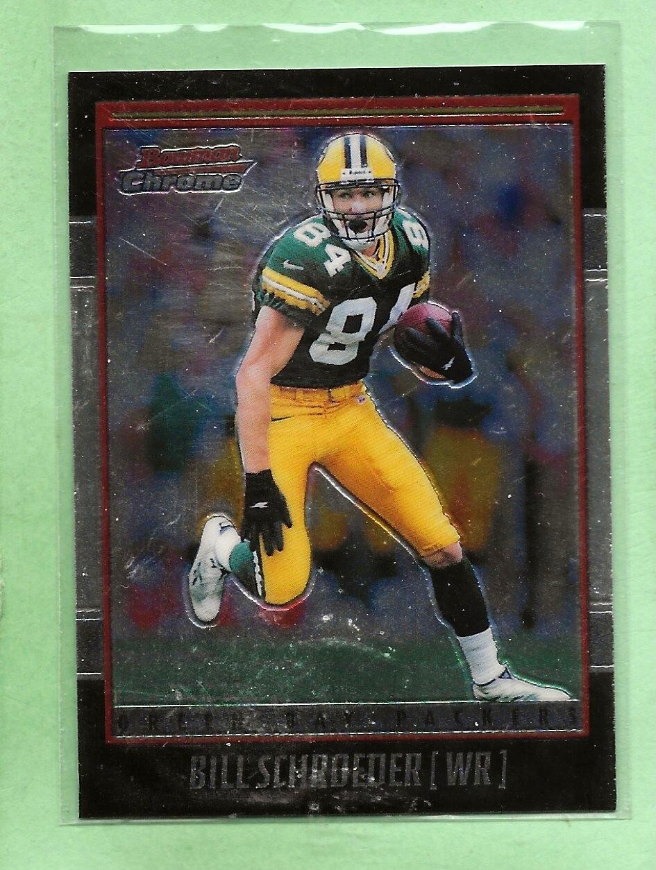 BILL SCHROEDER - 2001 Bowman Chrome - #104 - Packers - Comb. Shipping ...