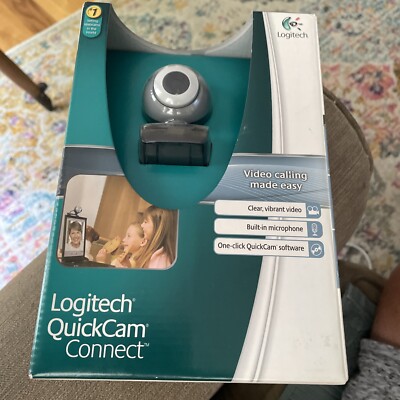 LOGITECH QuickCam Connect for Video Calling Web Camera Chatting NIB USB ...