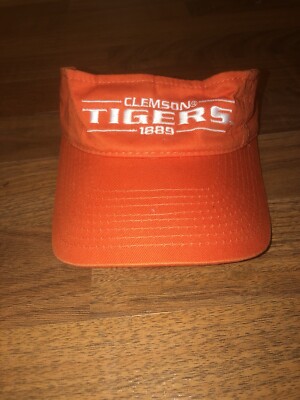 CLEMSON TIGERS 1889 Visor BASEBALL CAP Orange White ONE SIZE | eBay