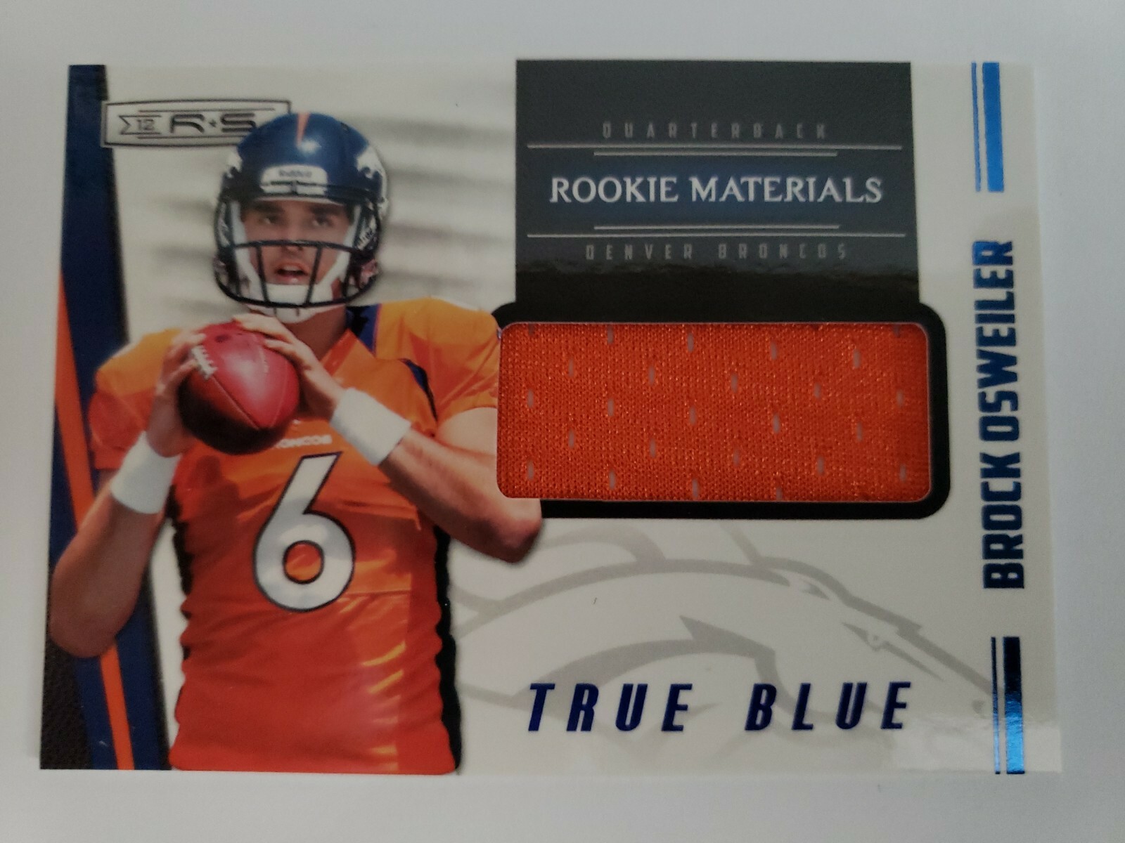 2012 Panini Rookies & Stars - Rookie Materials Brock Osweiler #230 True ...