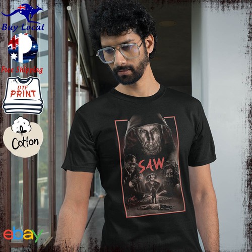 SAW T Shirt XS to US 7XL Retro Horror Movie Pop Culture John Kramer ...