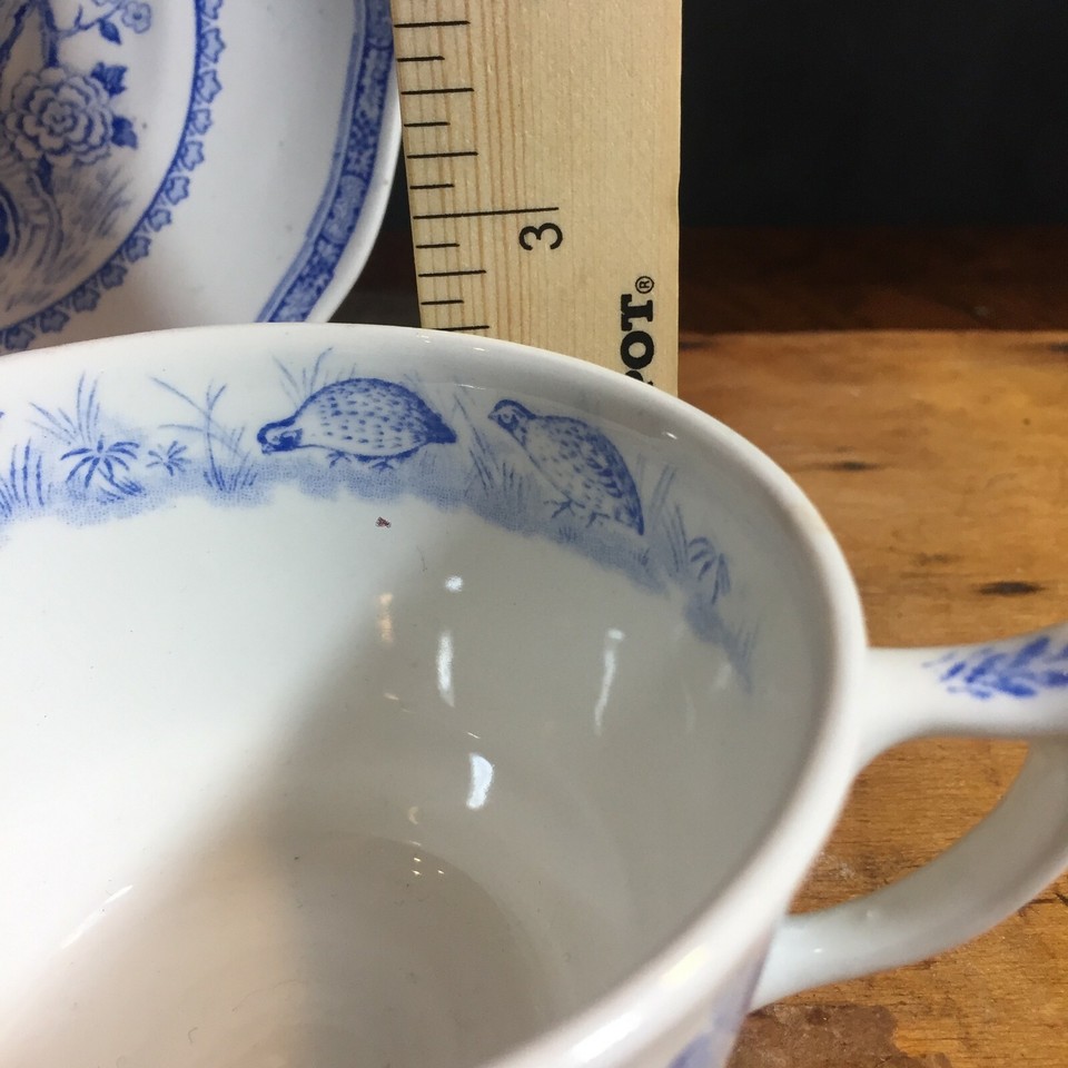 Furnivals Quail Blue England Dishes Various Items Dinnerware & Serving ...