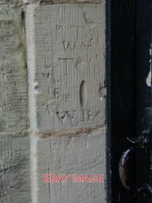 PHOTO HISTORIC GRAFFITI REMPSTONE CHURCH ON THE JAMB OF THE MAIN ...