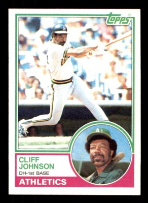 1983 Topps Baseball #762 Cliff Johnson EX/MT or Better *aa1 | eBay