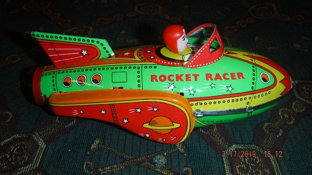 Schylling Rocket Racer Tin Toy Friction Power MF735 for sale online | eBay