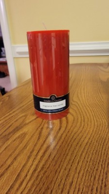 Colonial Candles Of Cape Cod 3"x6" Pillar, UNSCENTED, RED | eBay