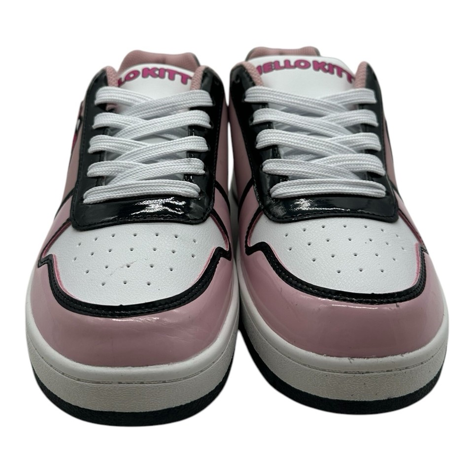 Sanrio Hello Kitty Court Sneakers Women’s Size 7 Pink Lace Up Shoes | eBay