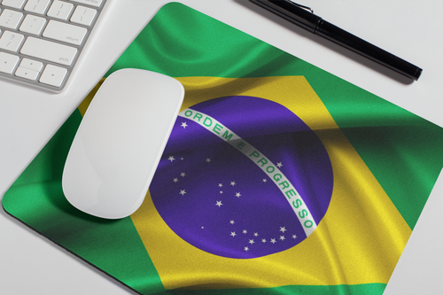 Brazil Flag Mouse Pad for Computer Office Gaming Desk Non-Slip | eBay