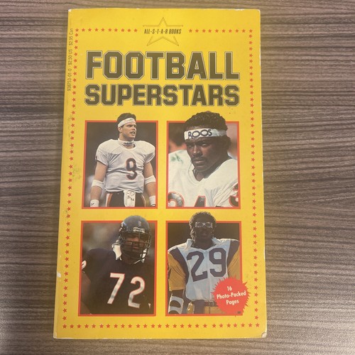 NFL Football Superstars paperback book CHICAGO BEARS 1986 | eBay