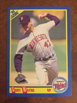 Gary Wayne 527 Score 1990 MLB Baseball Trading Card | eBay