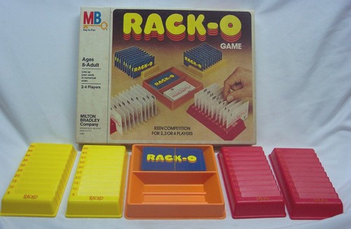 Vintage 1978 Milton Bradley RACK-O Card Game 100% COMPLETE Racko 1970's ...
