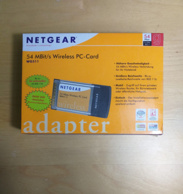 PC Card Netgear 54 Mbps Wireless PC Card WG511 v 2 | eBay.de