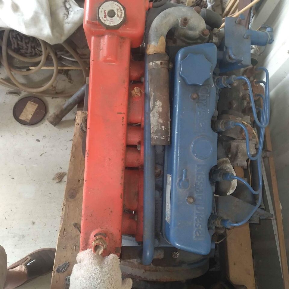 Nissan SD22 , CN4-33 65 HP Marine Diesel engine - Velvet Drive | eBay