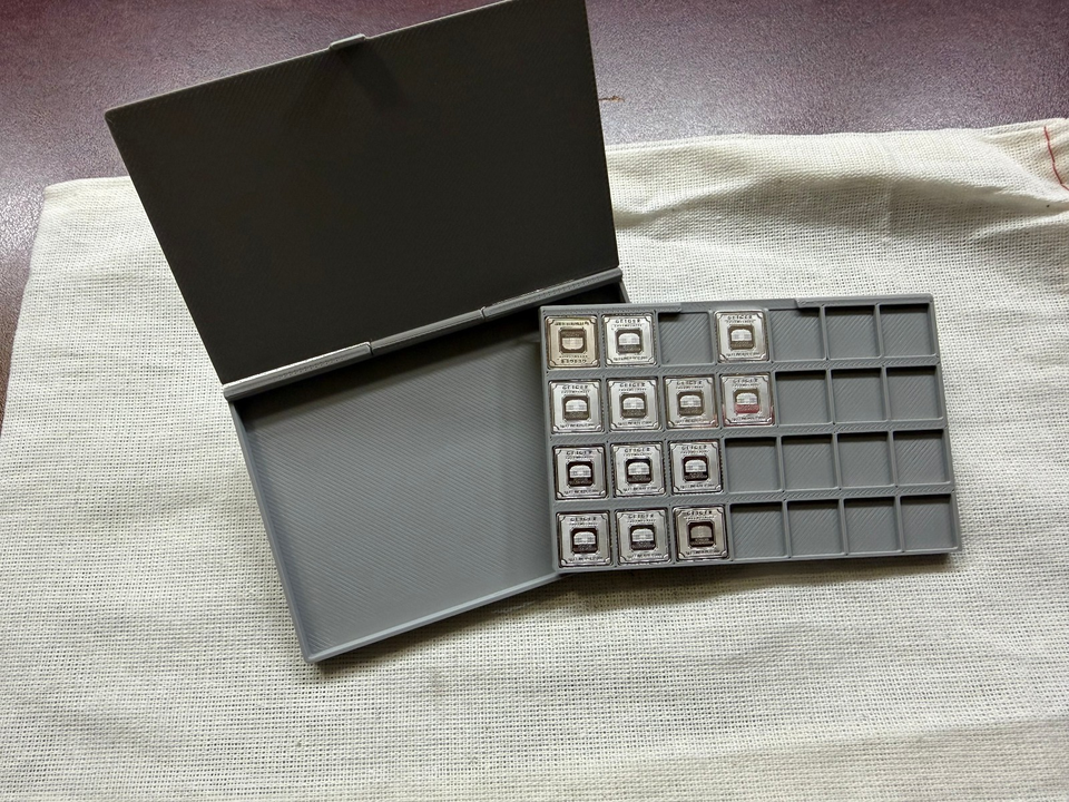 3D Printed Silver Bullion Storage Case for Geiger 1g Bars ( Holds 28 1g ...