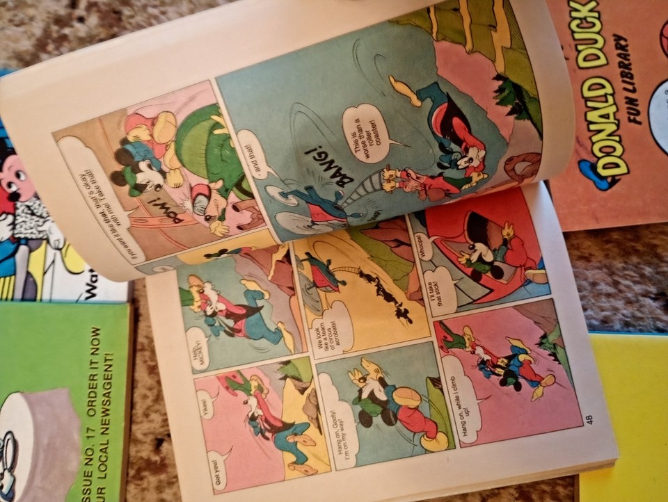 VINTAGE WALT DISNEY DONALD DUCK FUN LIBARY COMICS 21 IN TOTAL | eBay ...
