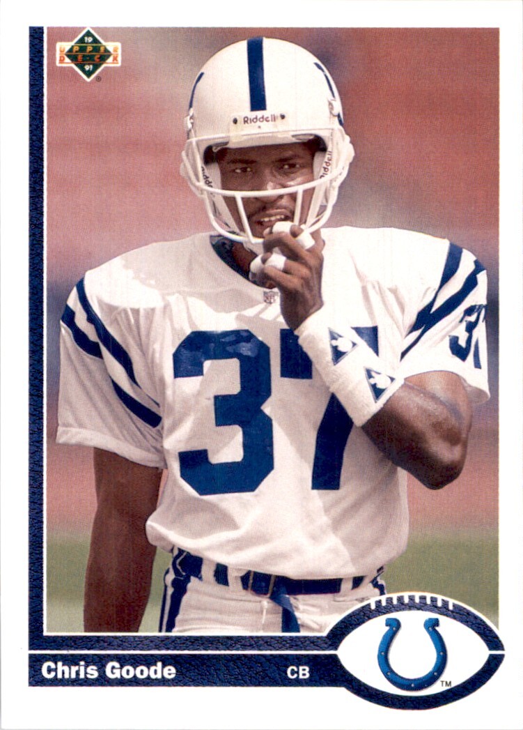 1991 Upper Deck Chris Goode Indianapolis Colts #529 | eBay