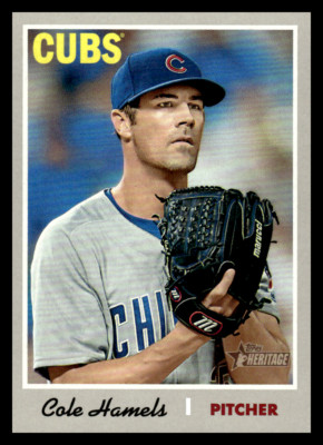 2019 Topps Heritage #258 Cole Hamels Chicago Cubs | eBay