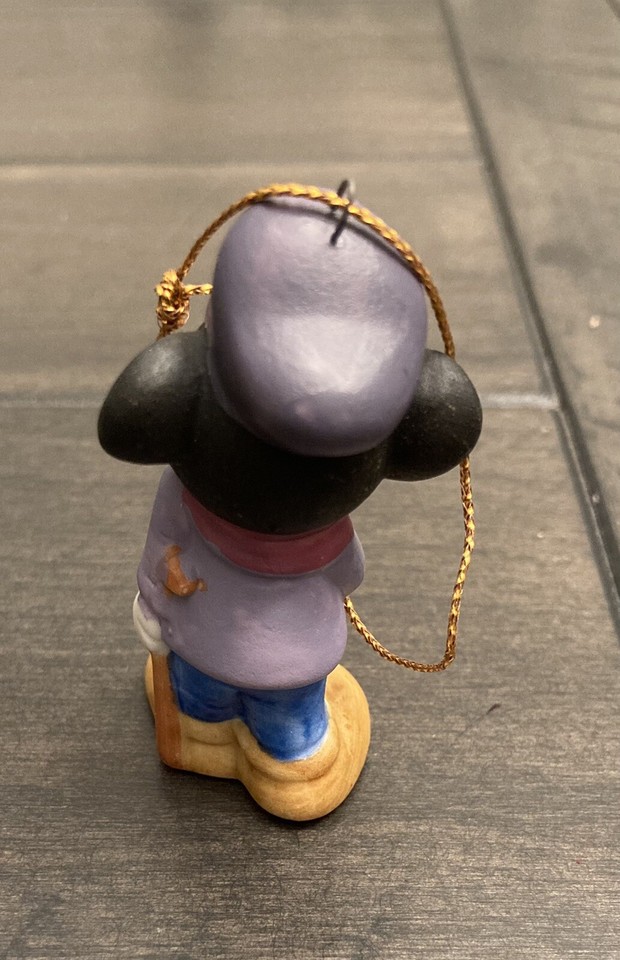 MICKEY MOUSE A Christmas Carol TINY TIM Porcelain Christmas Ornament 2. ...