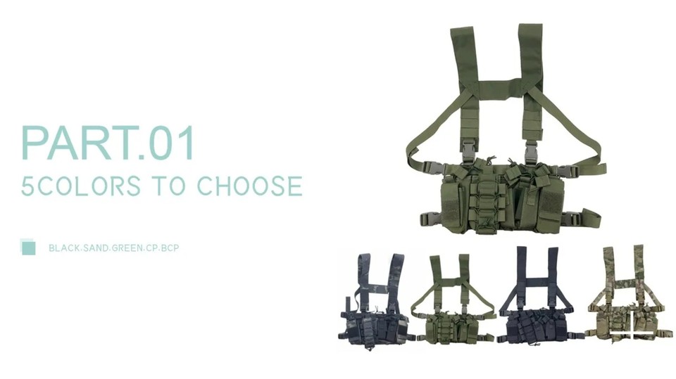 Russian Tactical D3 Chest Rigs Vest Bag Radio Harness Front Pouch ...
