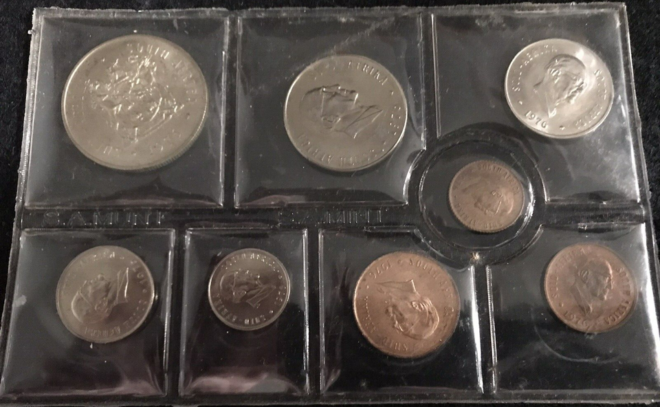 $43.44 silver melt South Africa 1976 Mint Set-Silver 1 Rand Coin ...
