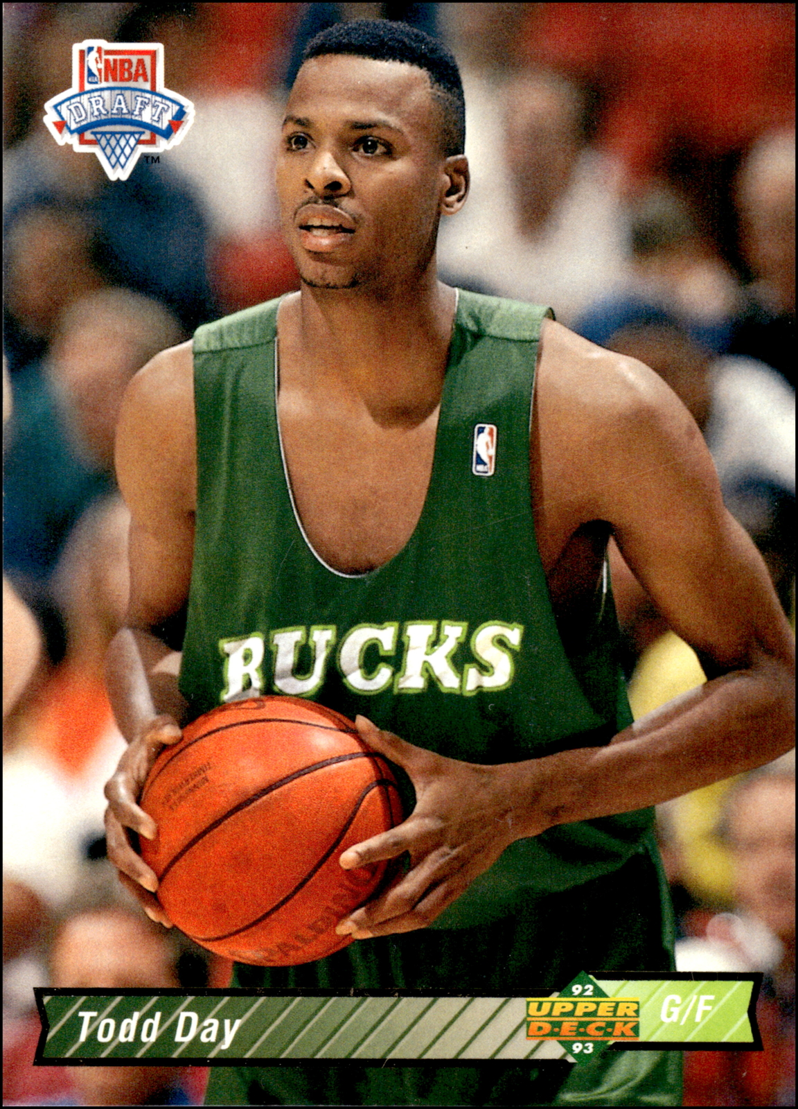 1992 Upper Deck #20 Todd Day Rookie Milwaukee Bucks | eBay