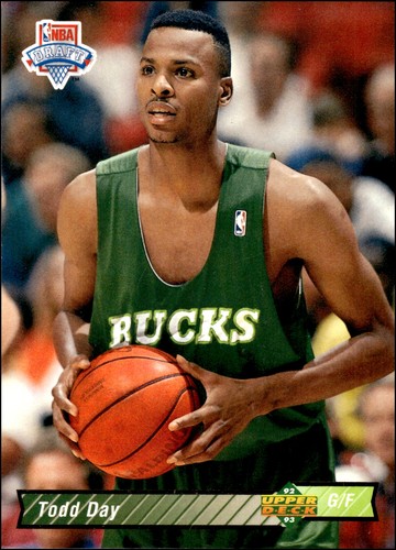 1992 Upper Deck #20 Todd Day Rookie Milwaukee Bucks | eBay