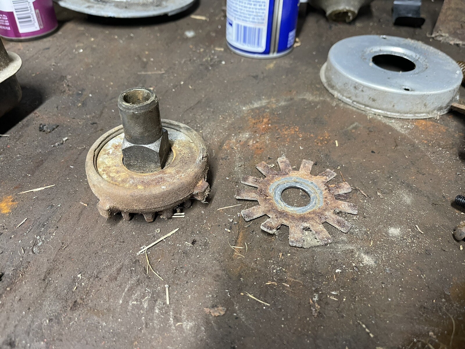 Antique Vintage Briggs And Stratton Gas Engine Model 6S Recoil Gear ...