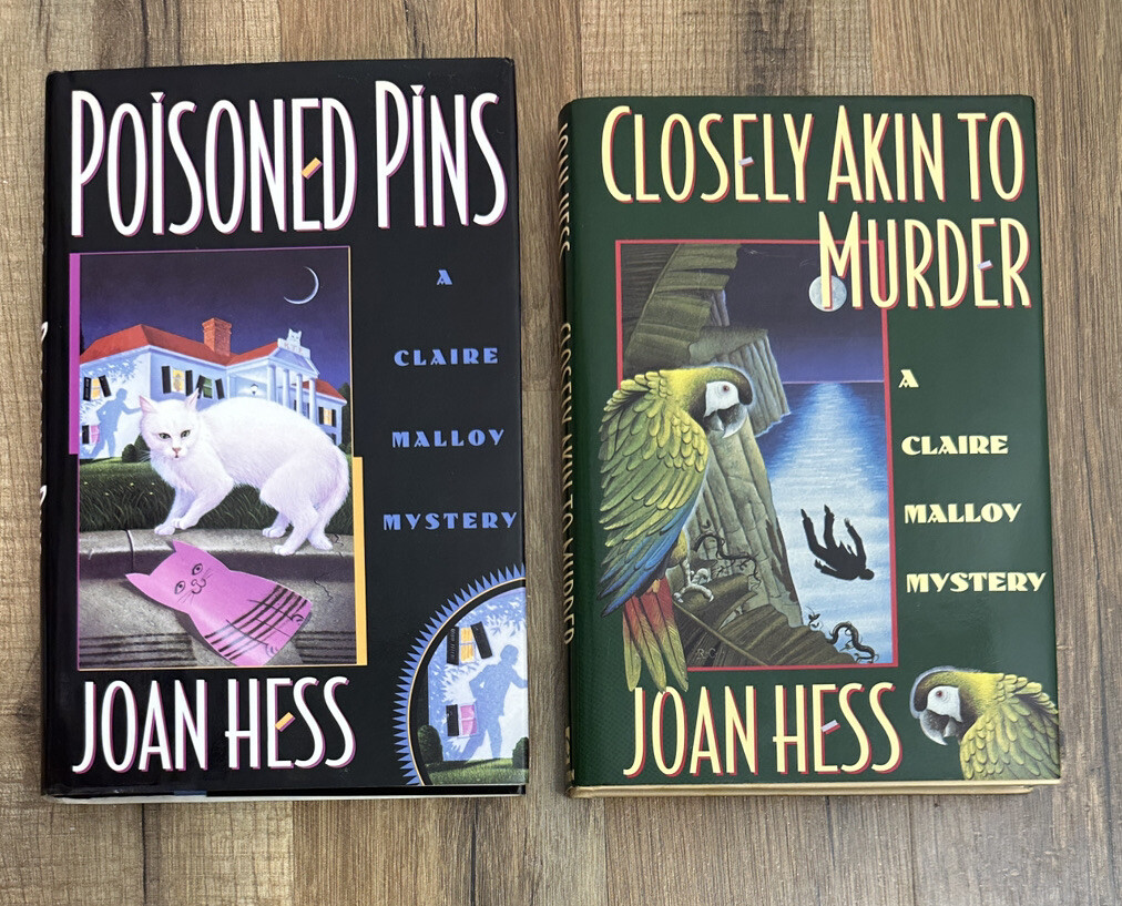 Joan Hess LOT of 13 Hardcover Mystery HC/DJ First Edition Books Ozark ...