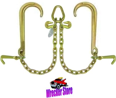 G70 V CHAIN, V BRIDLE w/ J Hook, Mini J, Rollback Car Carrier Wrecker ...