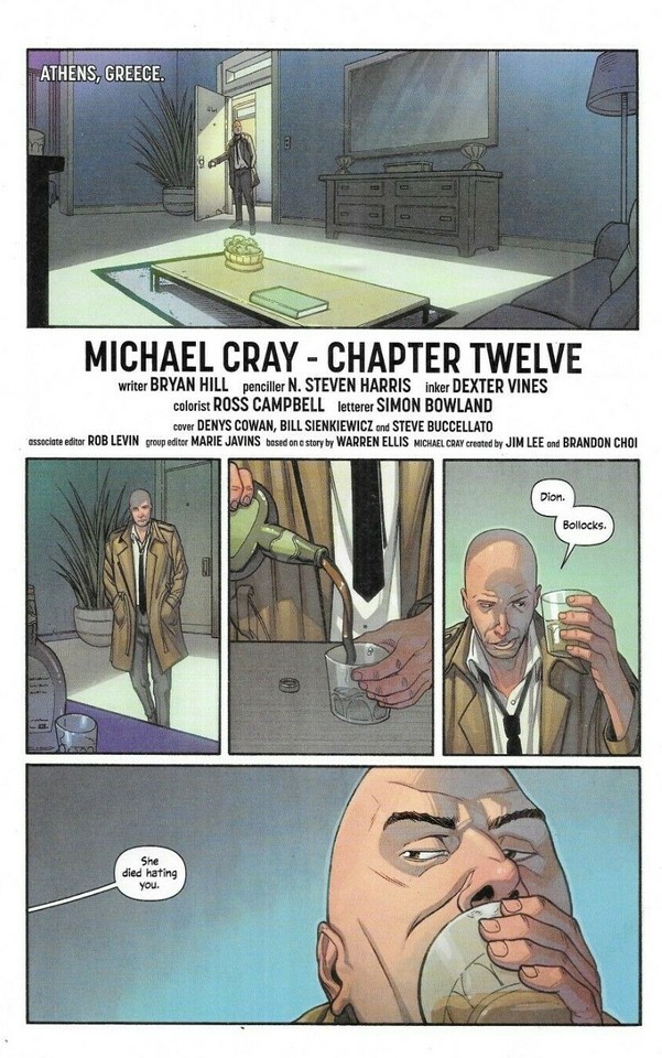 Michael Cray Comic 12 First Print Cover A Denys Cowan 2018 Bryan Edward ...