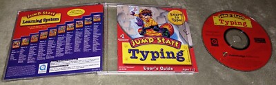 Jump Start Typing User's Guide PC/Computer Software Kids Learn/Teach ...