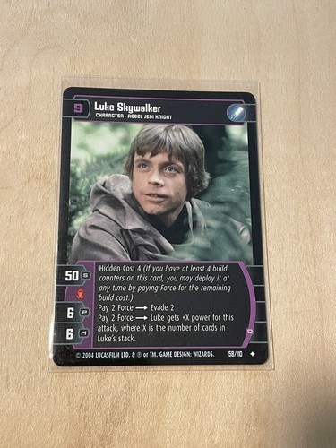 Star Wars TCG ROTJ Luke Skywalker (O) NM/M | eBay