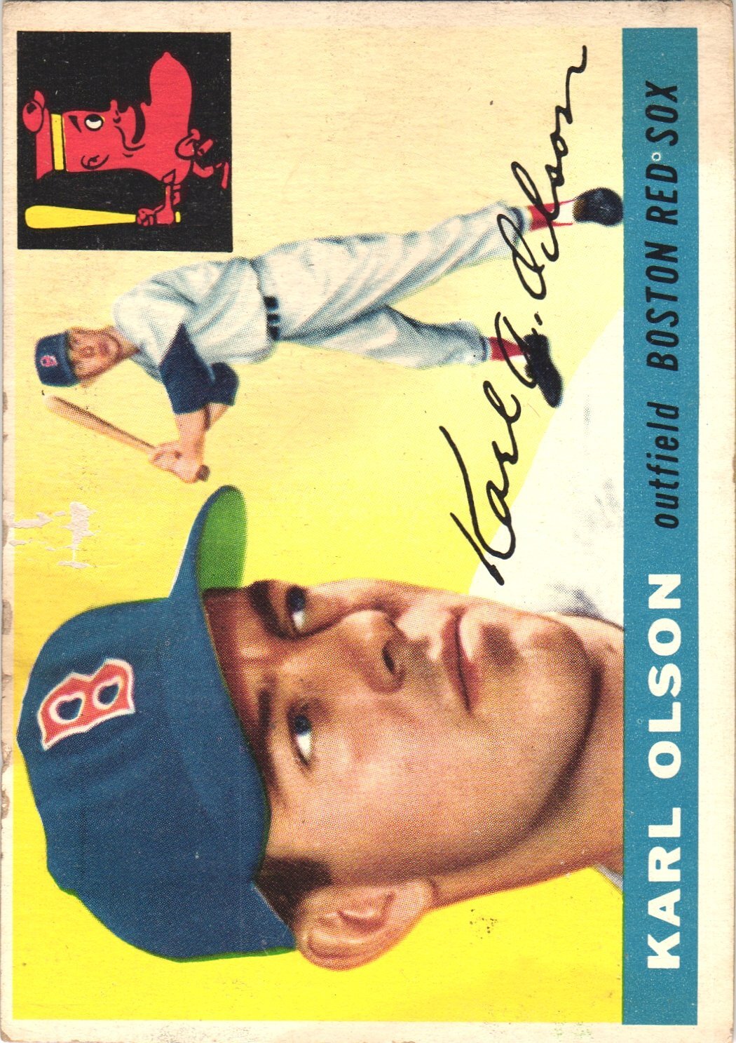 Karl Olson 1955 Topps #72 GOOD | eBay