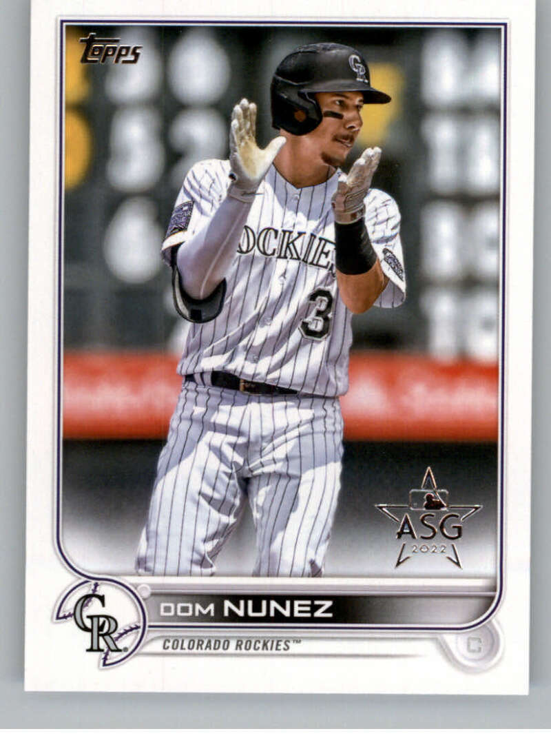 Dom Nunez 2022 Topps Factory Sets All-Star Game #193 MLB Rockies ID:40457 | eBay