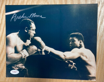 Archie Moore Autographed 8x10 Photo JSA Cert | eBay