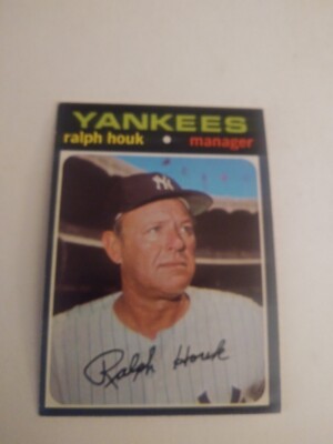 1971 Topps Baseball Card #146 Ralph Houk NY Yankees EX/NM | eBay