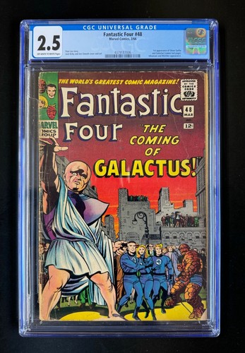 FANTASTIC FOUR #48 CGC 2.5 -1st app Silver Surfer & Galactus - NEW CGC ...
