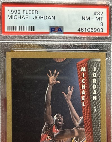 1992-93 Fleer - Michael Jordan #32. PSA. 8 🏀 | eBay