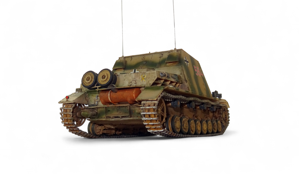 PRO-Built 1-35_Sd.Kfz. 166 Sturm Pz. IV Brummbar - Early_Dragon | eBay